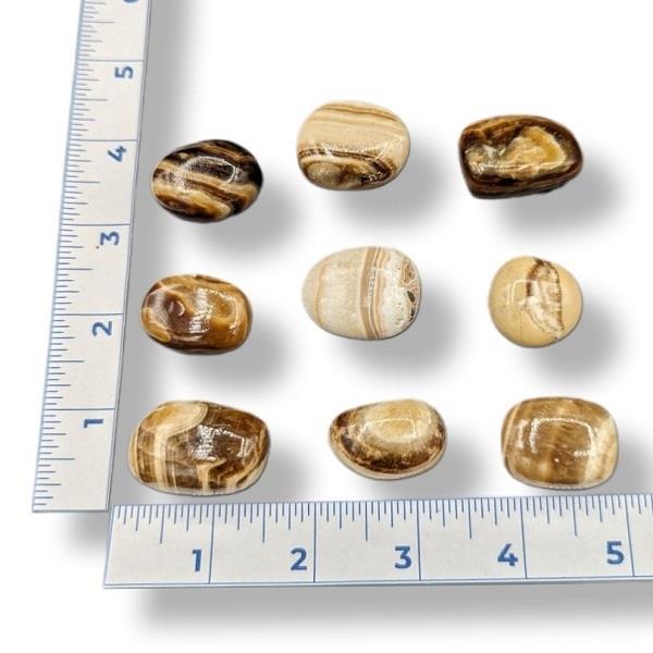 Chocolate Calcite Tumbled | Earthworks - Earthworks Simple Spiritual ...